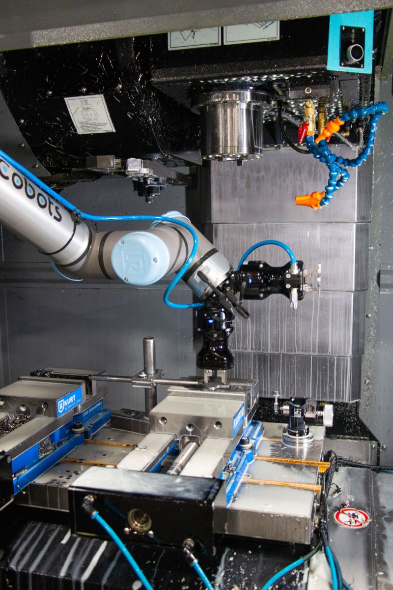 Machine Tending with Universal Robots
